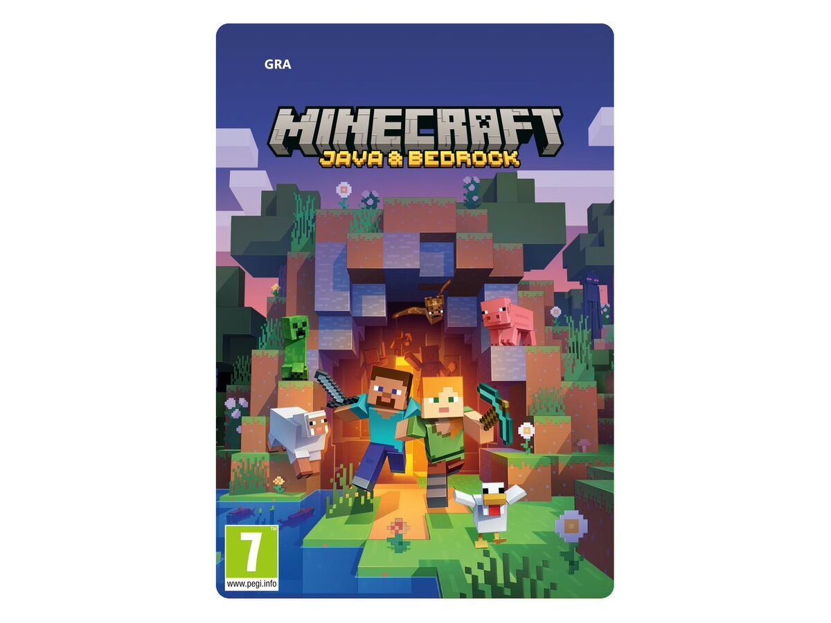 Kod aktywacyjny Minecraft Java & Bedrock Edition Gra PC cena, opinie ...