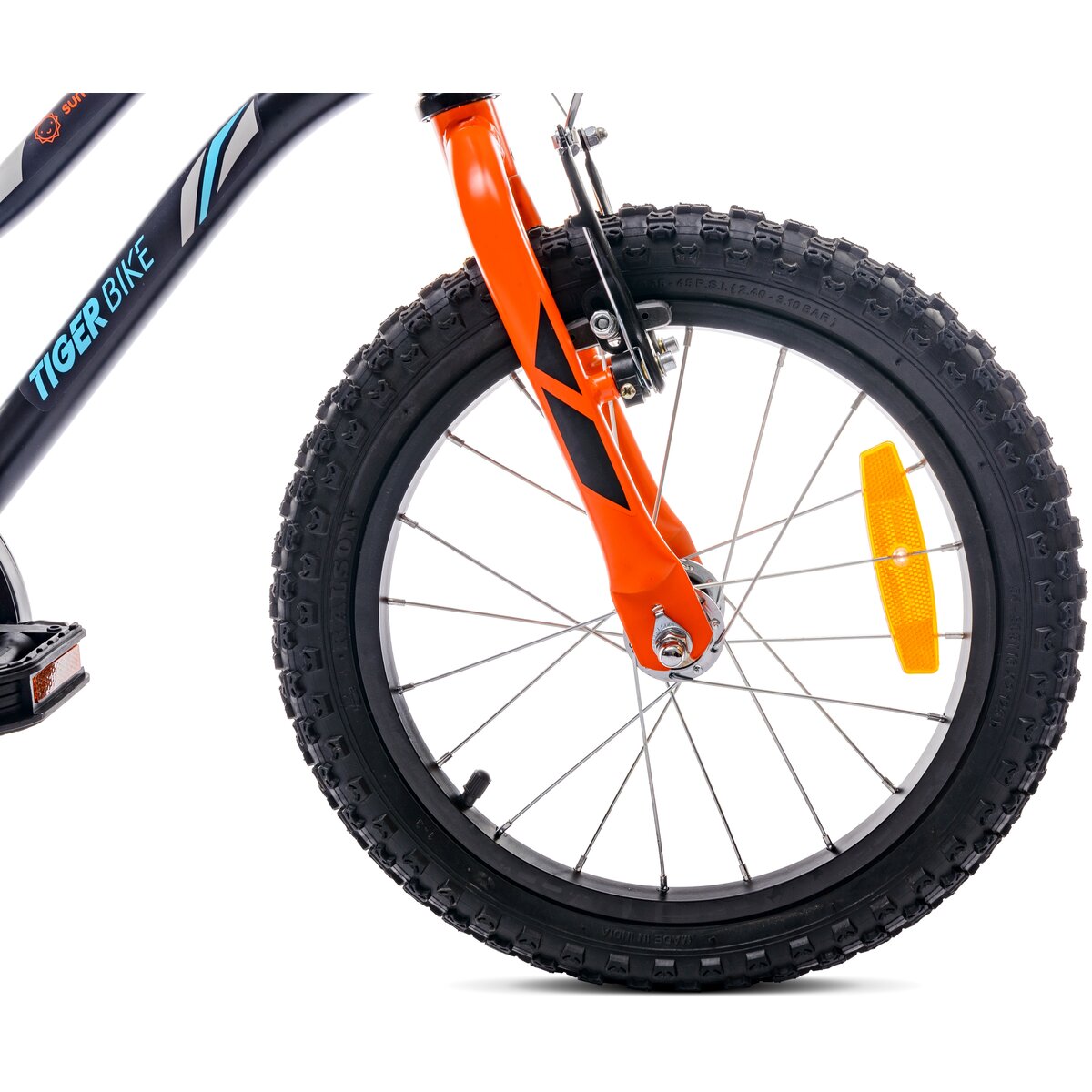 Rower dziecięcy SUN BABY Tiger Bike 16 cali dla chłopca Pomarańczowo ...