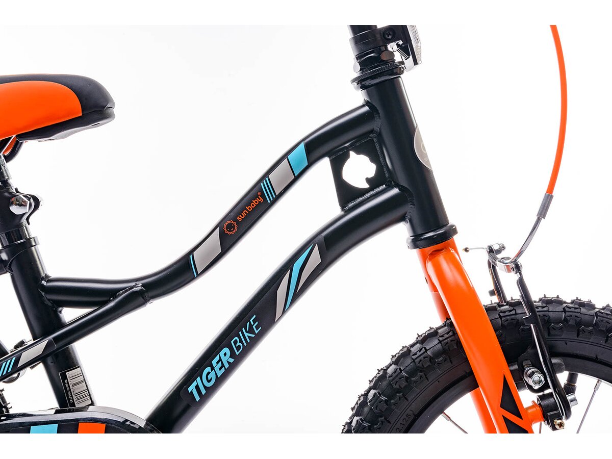 Rower dziecięcy SUN BABY Tiger Bike 16 cali dla chłopca Pomarańczowo ...