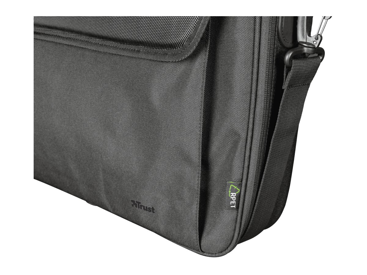 Torba na laptopa TRUST Atlanta Eco 15.6 cali Czarny cena, opinie, dane ...