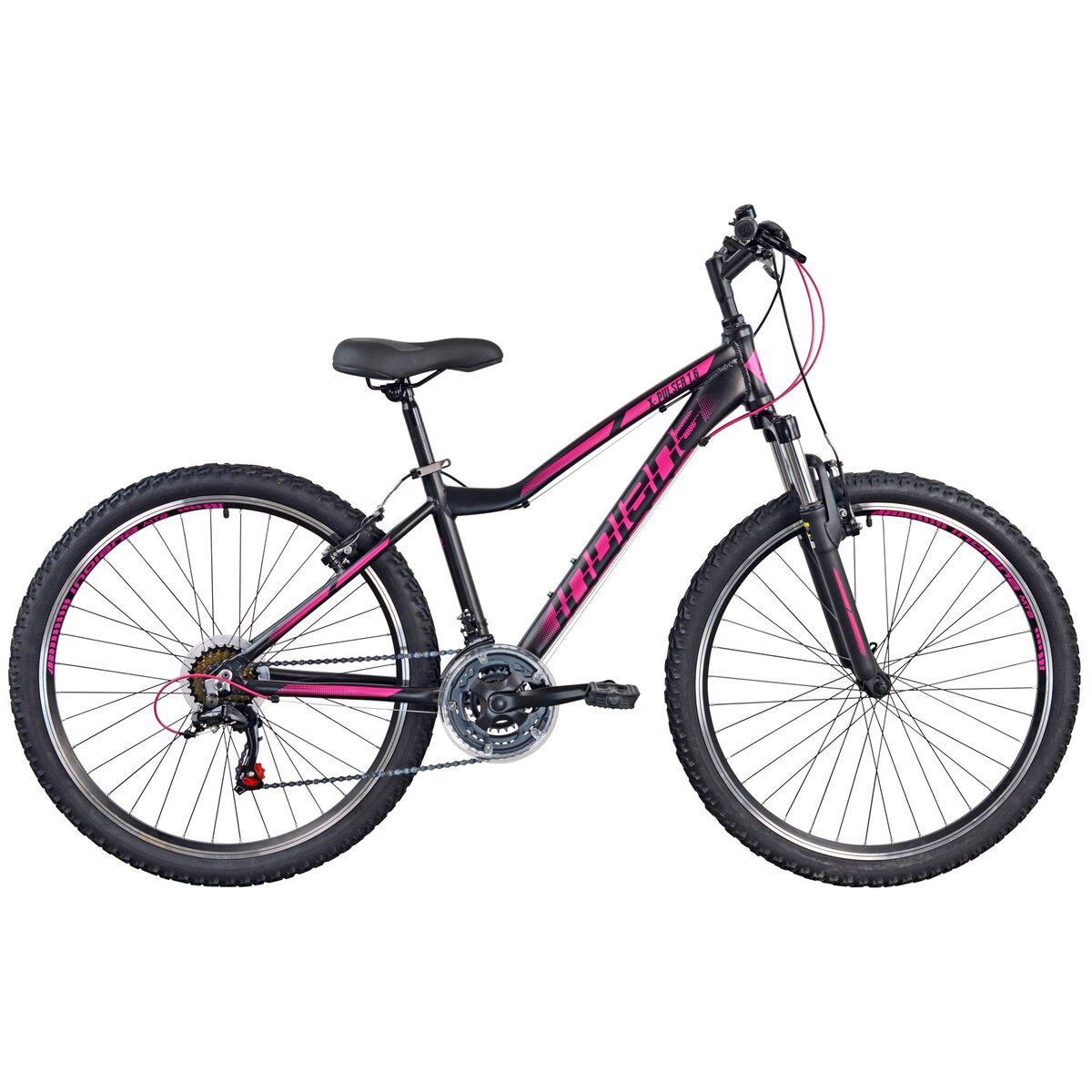 Rower górski MTB INDIANA X-Pulser 1.6 D15 26 cali damski Czarno-różowy ...