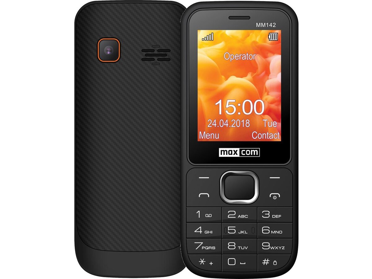 Telefon MAXCOM MM142 Czarny cena, opinie, dane techniczne | sklep ...