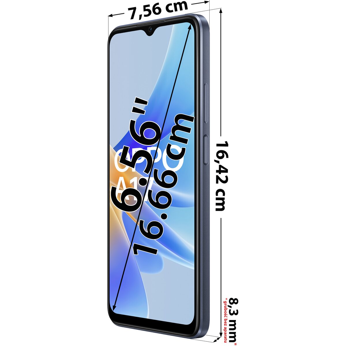 Smartfon OPPO A17 4/64GB 6.56" Granatowy CPH2477 cena, opinie, dane ...