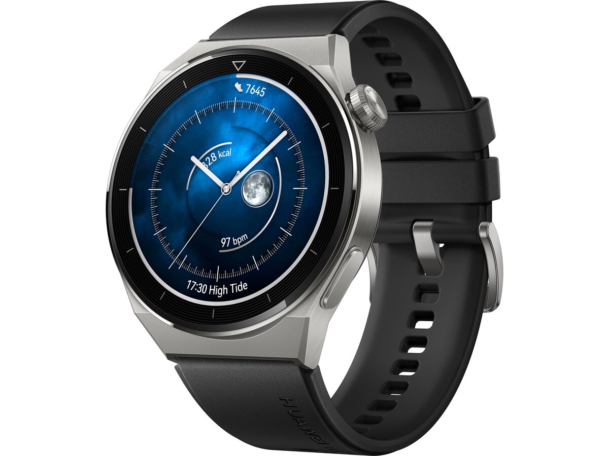 Smartwatch HUAWEI Watch GT 3 Pro Sport 46mm Srebrno-czarny cena, opinie ...