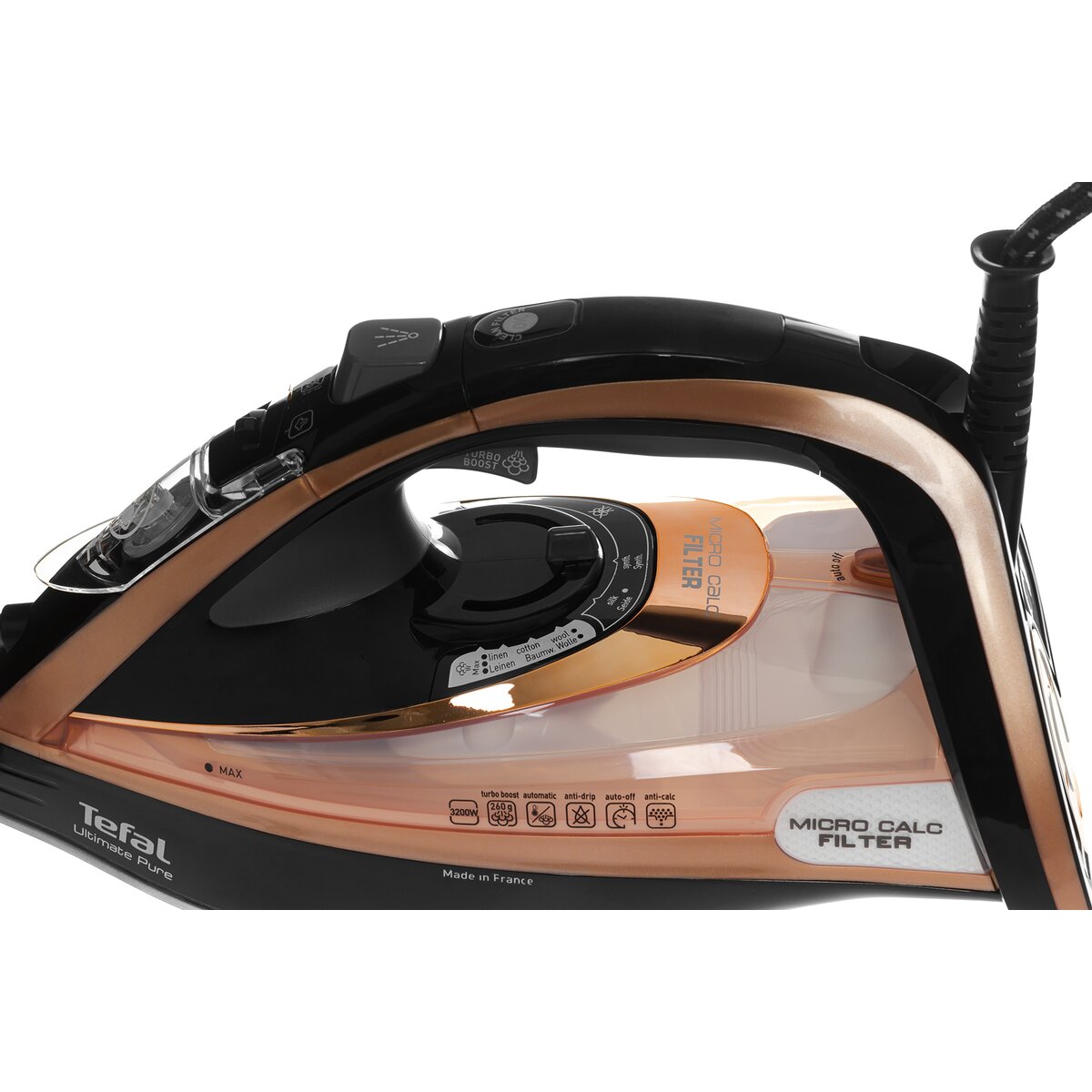 Żelazko TEFAL Ultimate Pure FV9845E0 cena, opinie, dane techniczne ...
