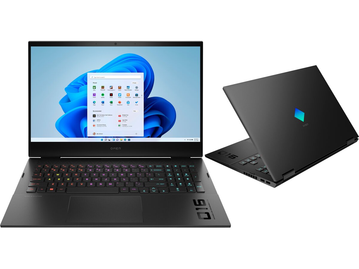 Laptop HP Omen 16-B1133NW 16.1" IPS 144Hz i5-12500H 16GB RAM 512GB SSD ...