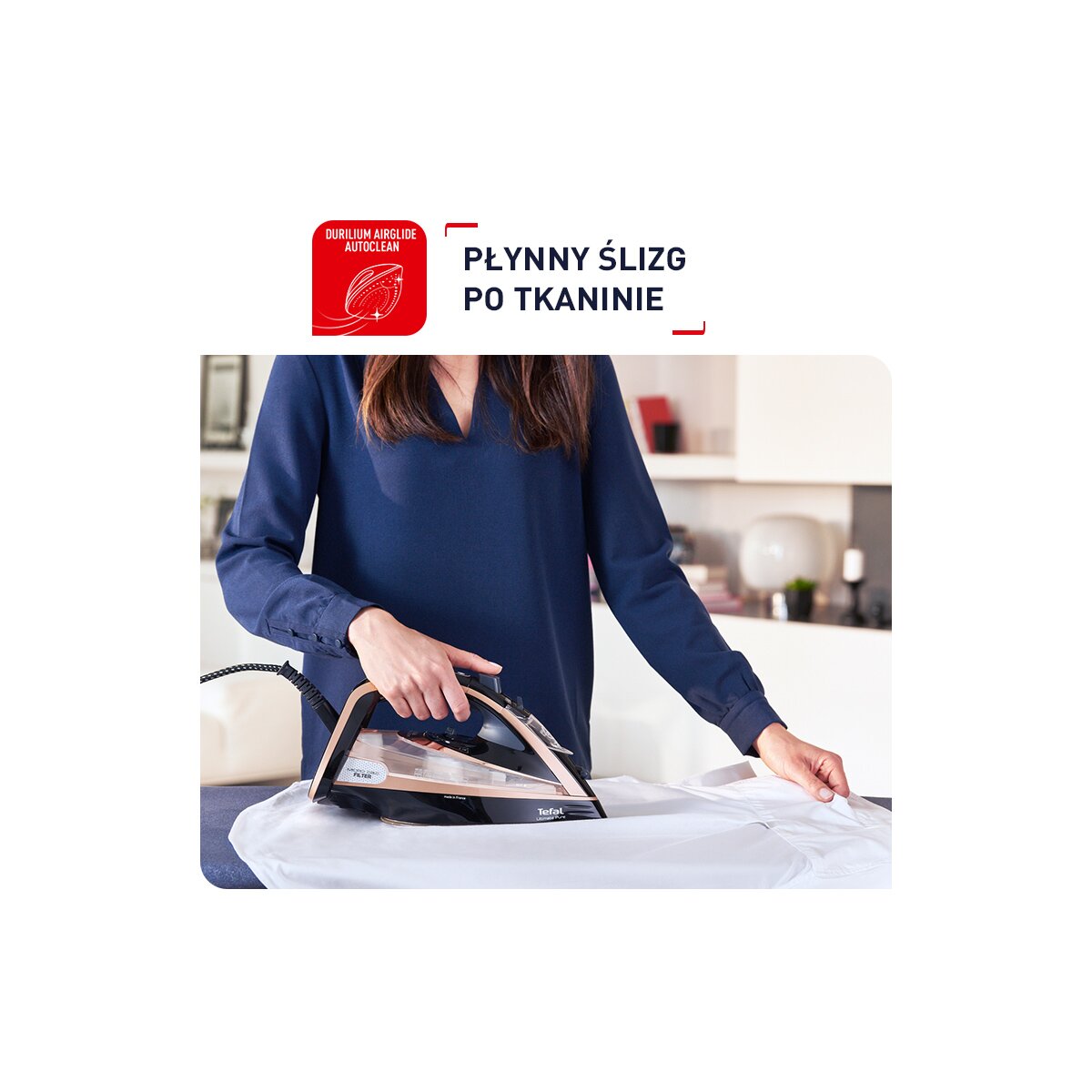 Żelazko TEFAL Ultimate Pure FV9845E0 cena, opinie, dane techniczne ...