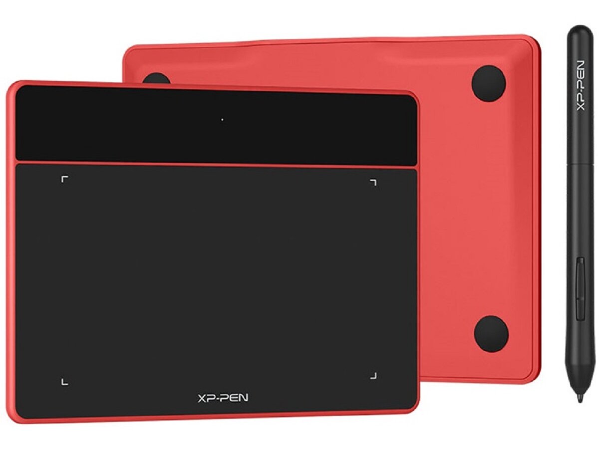 Tablet graficzny XP-PEN Deco Fun L Carmine Red cena, opinie, dane ...