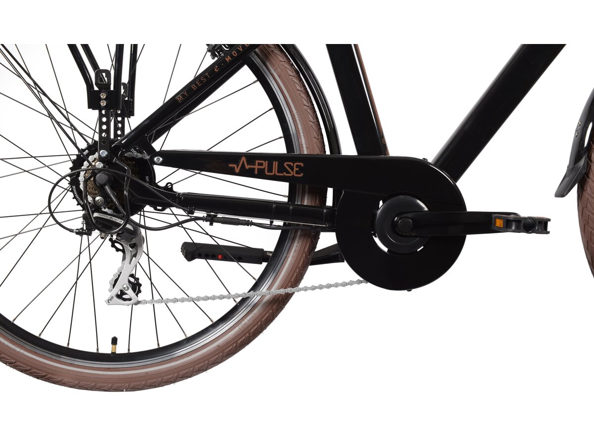 Rower elektryczny MBM E828 Pulse M21 28 cali Czarny cena, opinie, dane ...
